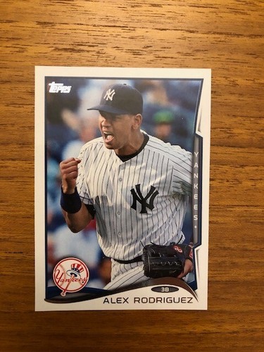 2014 Topps Baseball Card Alex Rodriguez #168 NRMT | eBay