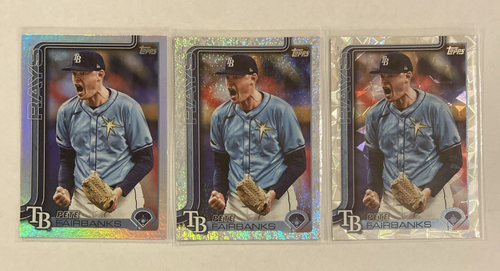 2025 Topps Series 1 Pete Fairbanks Sandglitter Diamante & Rainbow Foil ...