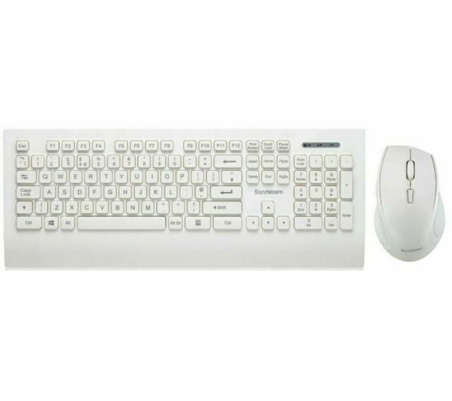 Sandstrom SDESWLW19 Wireless Keyboard & Mouse Set - White for sale ...
