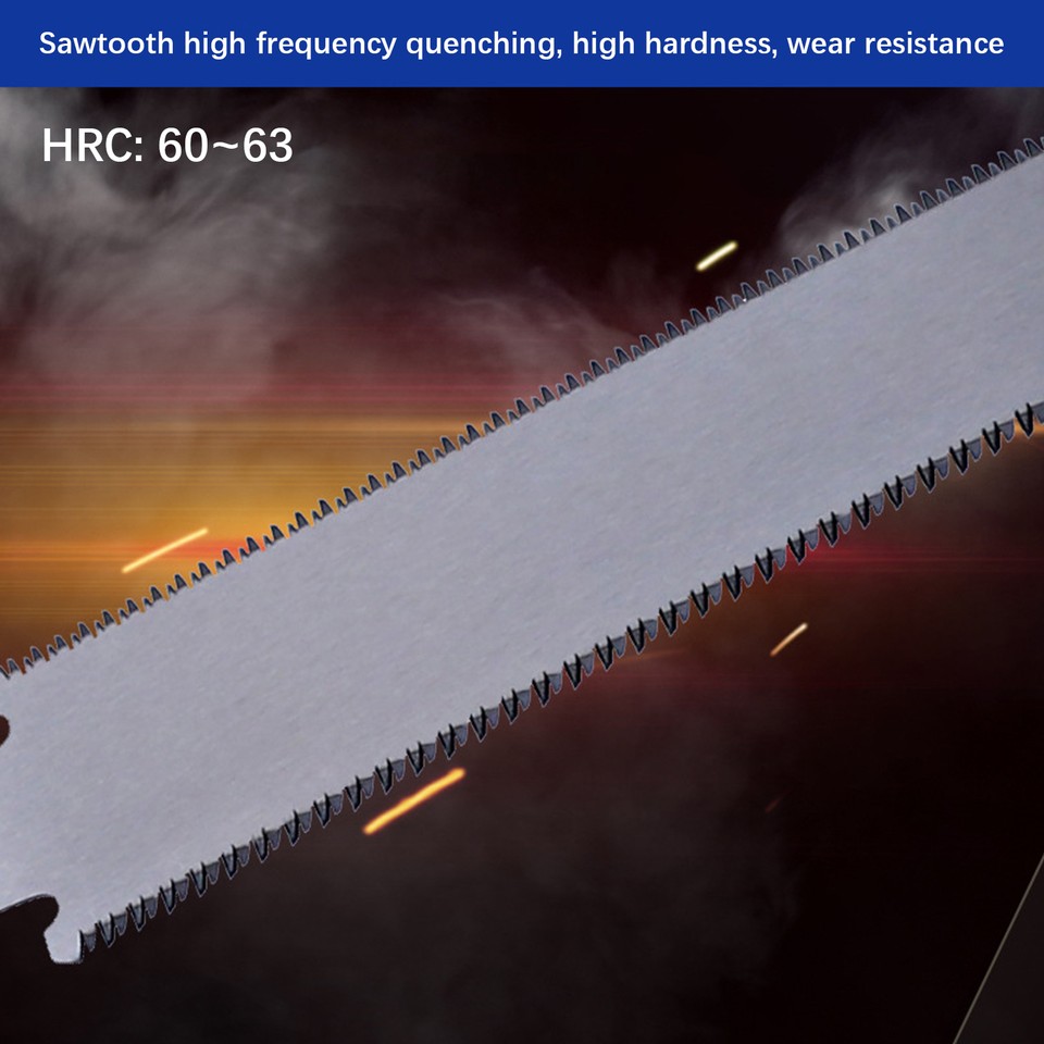 Hand Saw 6 Inch Double Edge Sided Pull Saw Flexible Blade 12/17 TPI ...