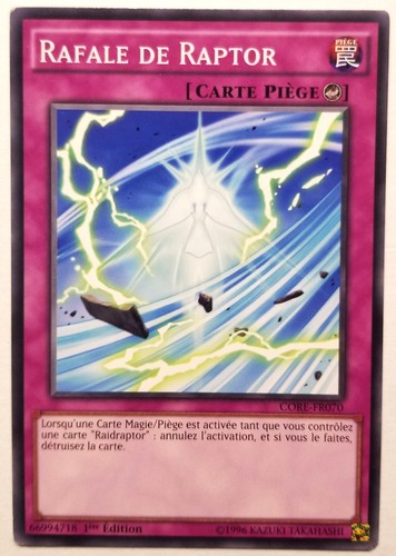 Carte Yu-Gi-Oh! - Rafale de Raptor - CORE-FR070 FR © | eBay