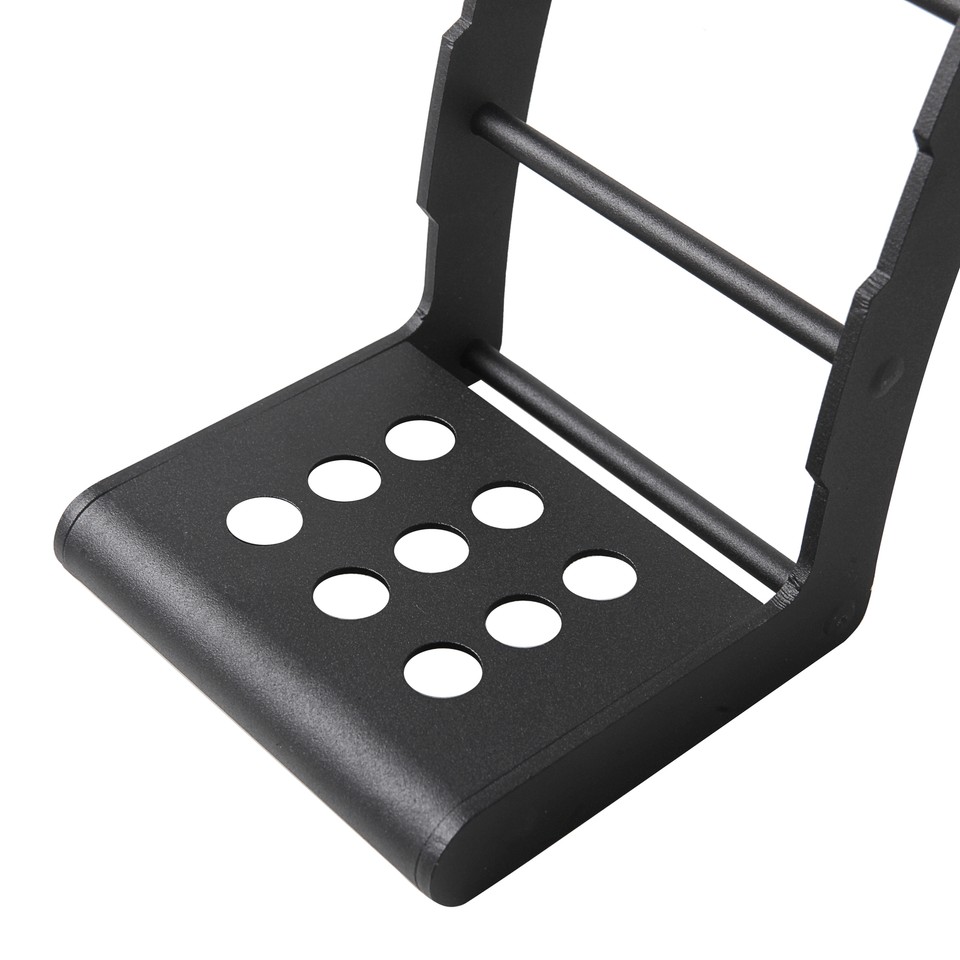 Universal Black Rear Spare Tire Wheel Ladder Access Step Roof Rack for ...