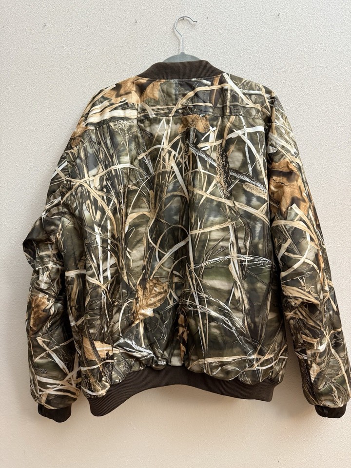 Men’s Duck Commander Camo Full-Zip Bomber Jacket RN#111624 Size XL Hunting | eBay