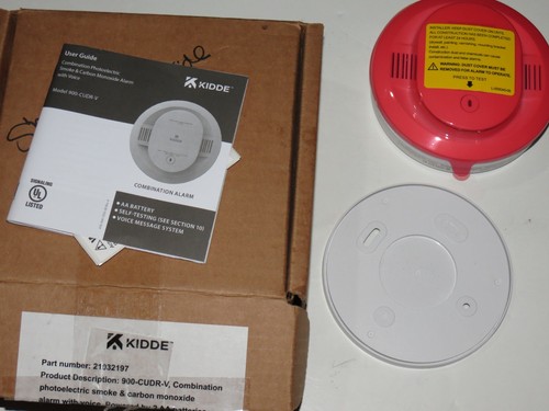 sd Kidde 900-CUDR-V Combo Alarm smoke carbon monoxide BATTERY POWER ...