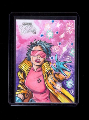 2025 Topps Finest X-Men 97' Jubilee Original Sketch Auto Card 1/1 Keith ...