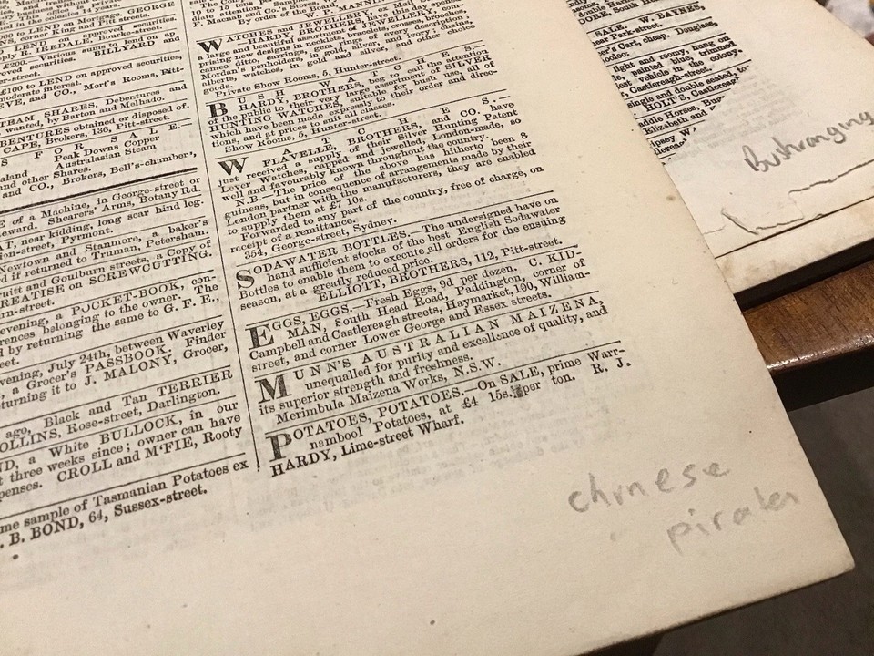 Old Newspaper Chinese Pirate On Lesmona Ship Singapore Japanese News ...