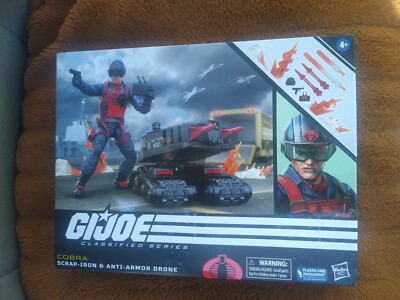G.I.JOE Classified Series COBRA 6" Deluxe Scrap Iron & Anti Armor Drone ...