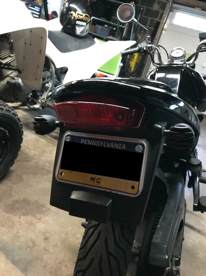 2X Motorcycle Turn Signal Tail Lights For Harley Sportster XL 1200 883 ...