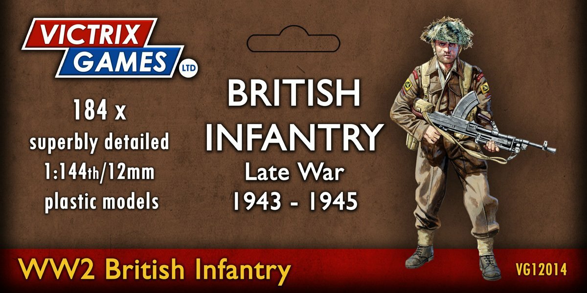 12MM BRITISH INFANTRY LATE WAR 1943-45 - VICTRIX - WW2 | eBay