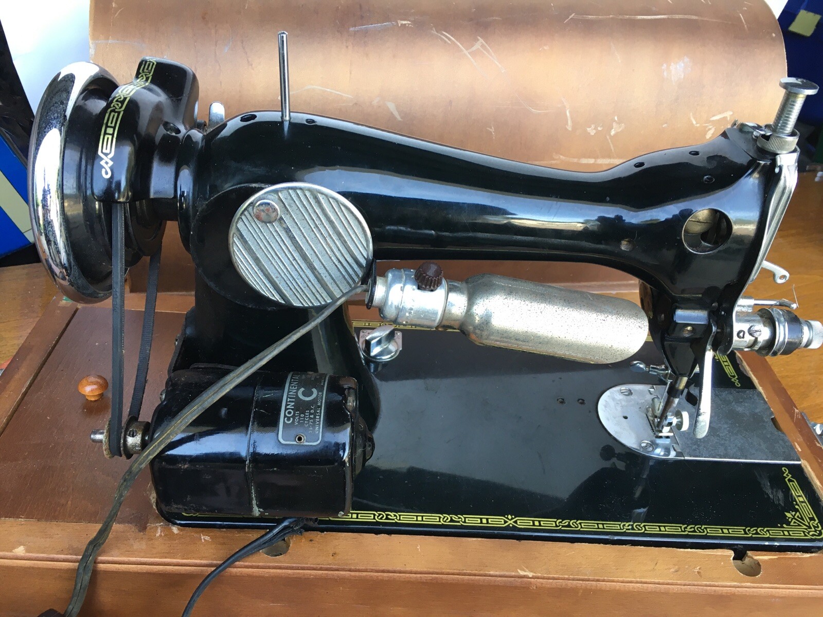 1950s SINGER De Luxe Portable Sewing Machine Japan | eBay