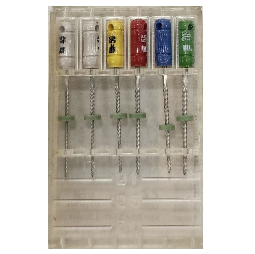 *6-Pieces* Kerr K-Files Hand Files Size-45-70 Assorted Length-21mm ...