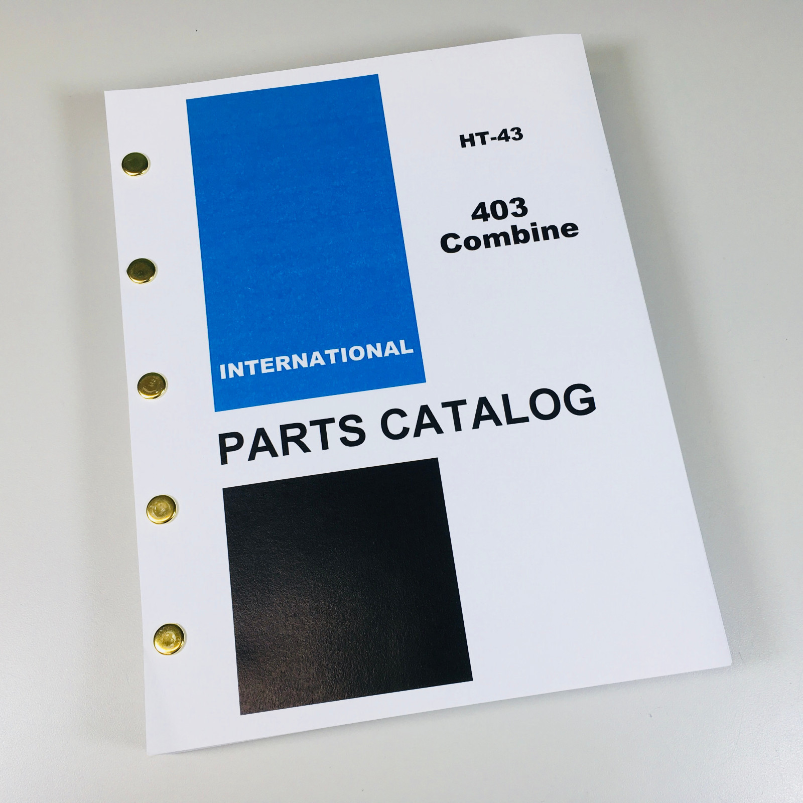 International 403 Combine Parts Manual Catalog Exploded Views Numbers ...
