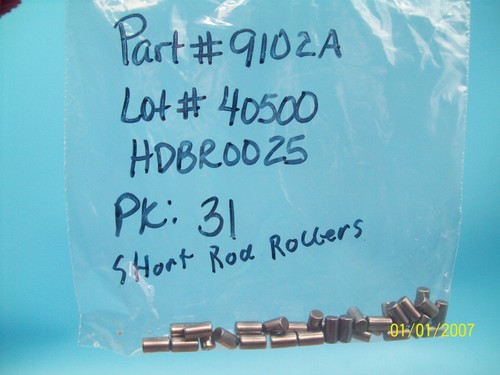 31PK +.0002 CRANK PIN ROLLER BEARINGS HARLEY DAVIDSON B T 1936-1972 ...