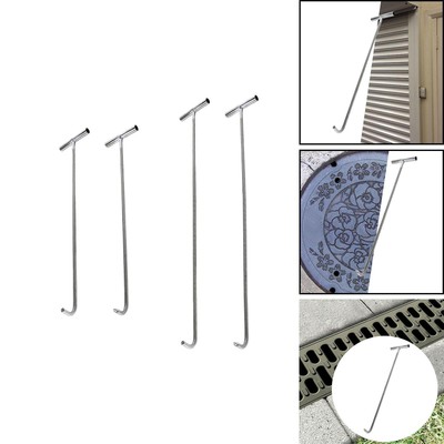 Manhole Hook Tool T Shape Hook for Septic Tanks Rolling Doors ...