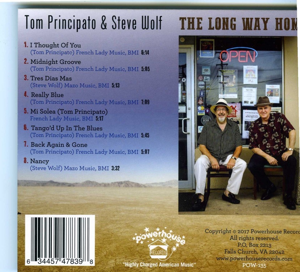 TOM PRINCIPATO & STEVE WOLF The Long Way Home CD 2017 NEW Sealed | eBay