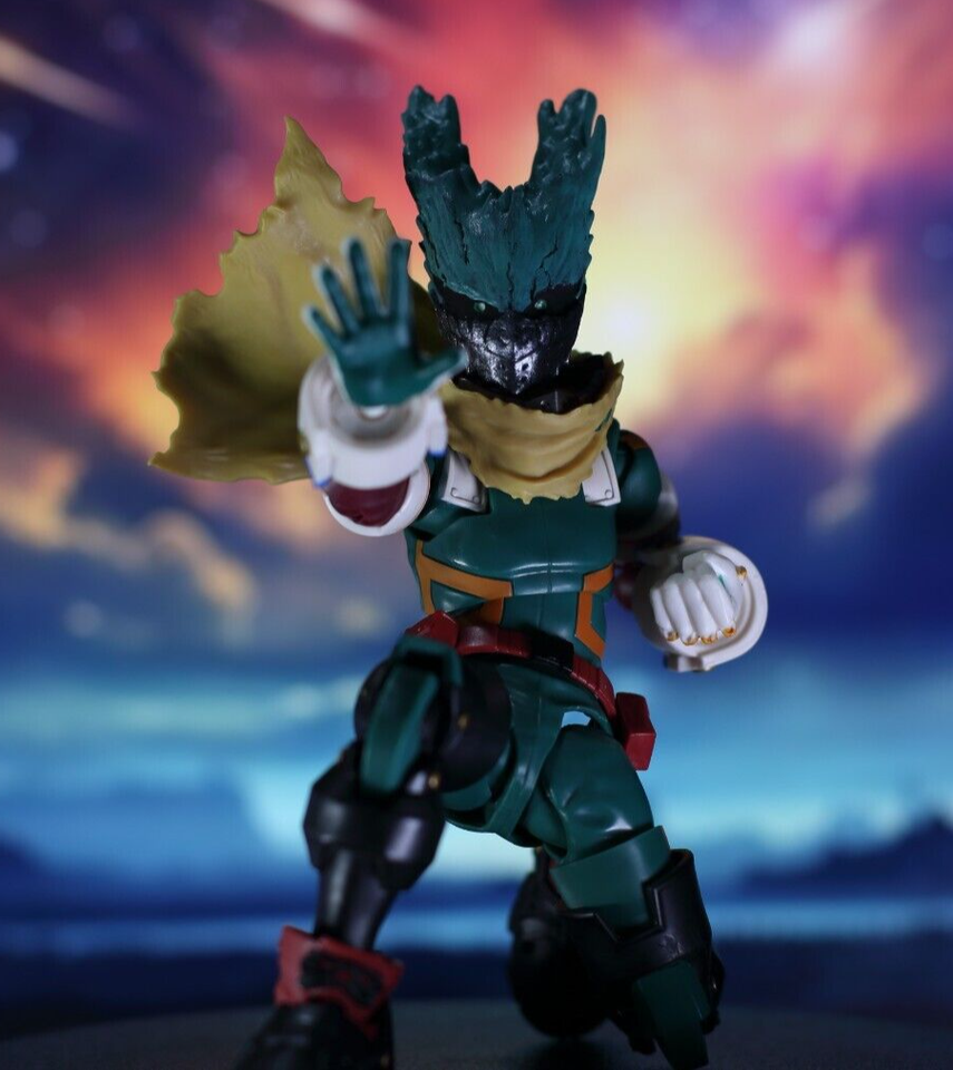 Handmade 1/12 Fully Painted Head for deku my hero Action Figure SHF (No ...