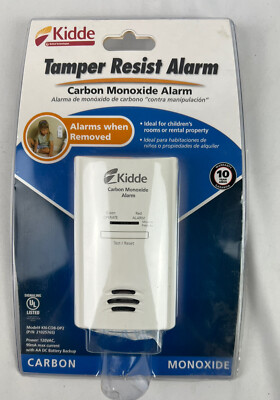 Kidde KN-COB-DP2 Plug-In Carbon Monoxide Tamper Resist CO Detector ...