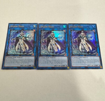 yugioh splash mage ultra rare 3x ra04-en080 ra04 | eBay