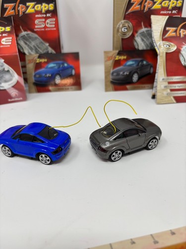 2 Zip Zaps RC Car Audi TT Remote Control Radio Shack Special Edition ...