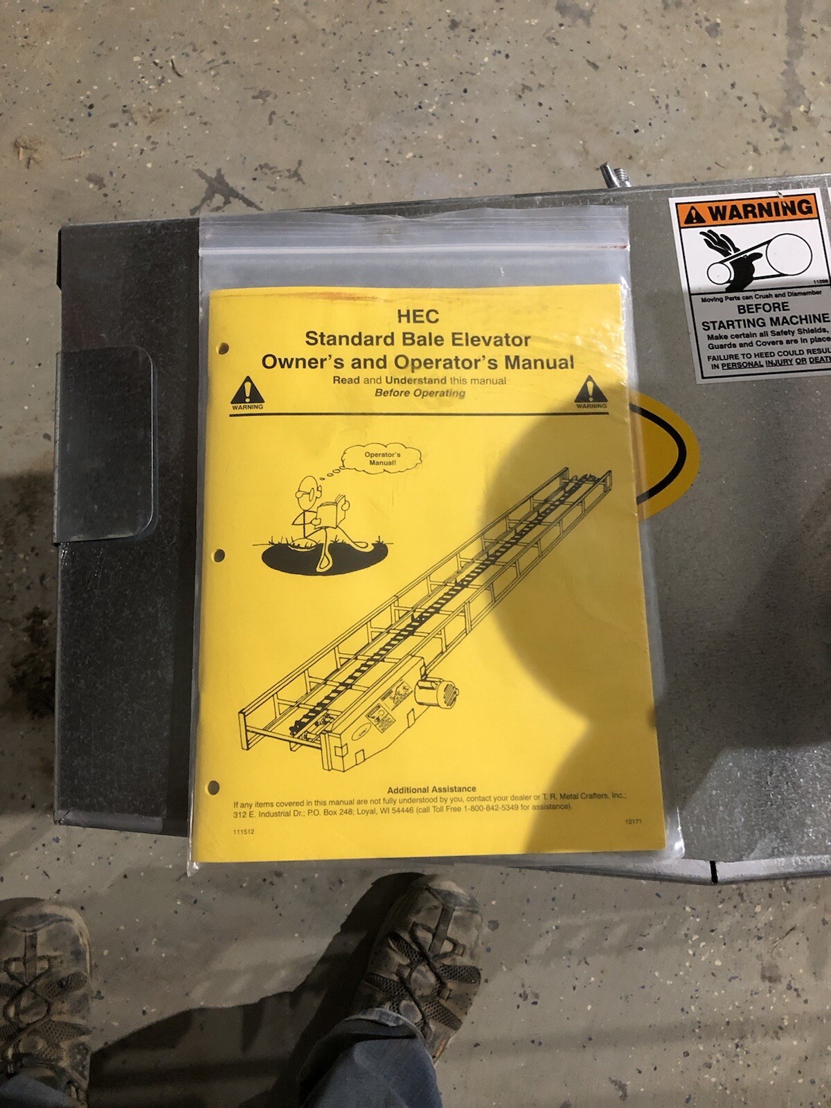 New 20’ Snowco Hay Elevator Conveyor With 1/2 HP Motor | eBay