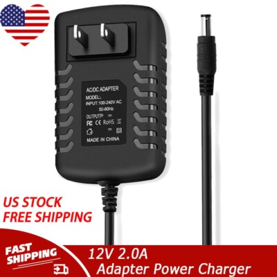 12V 2.0A Switching Adapter Charger for Model ADS-26FSG-12 12024EPCU ...