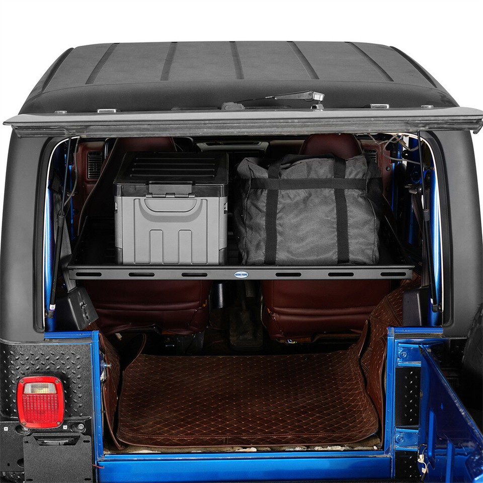 Interior Trunk Cargo Carrier Shelf Rack Steel fit 1987-2006 Jeep ...