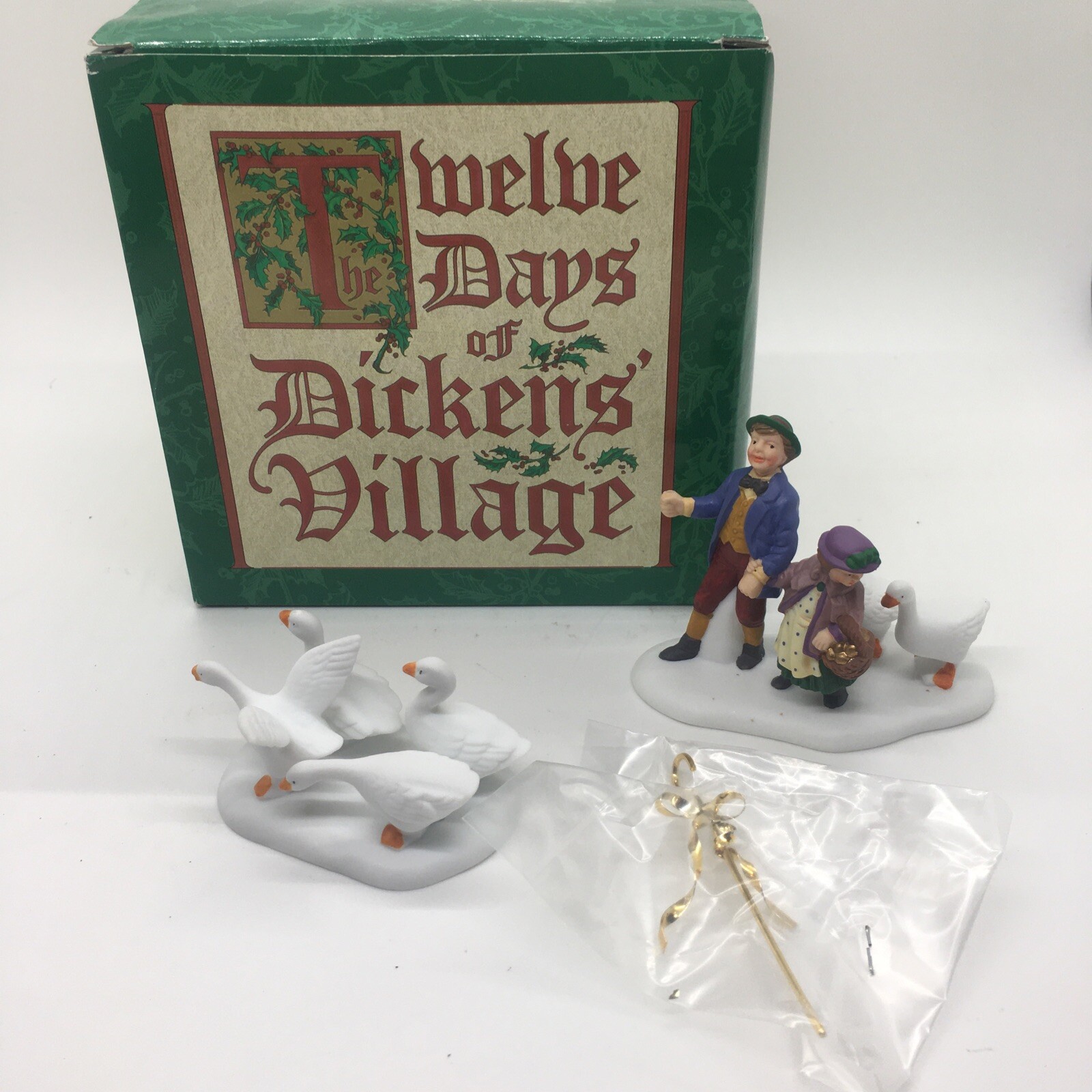 Dept 56 Dickens Village VI SIX GEESE A-LAYING #58382 12 Days of ...