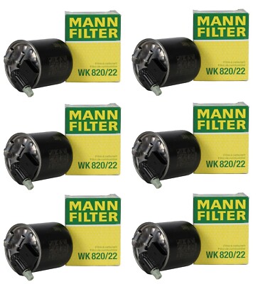 Mann Set of 6 Fuel Filters for Freightliner Mercedes Sprinter 2500 3500 ...