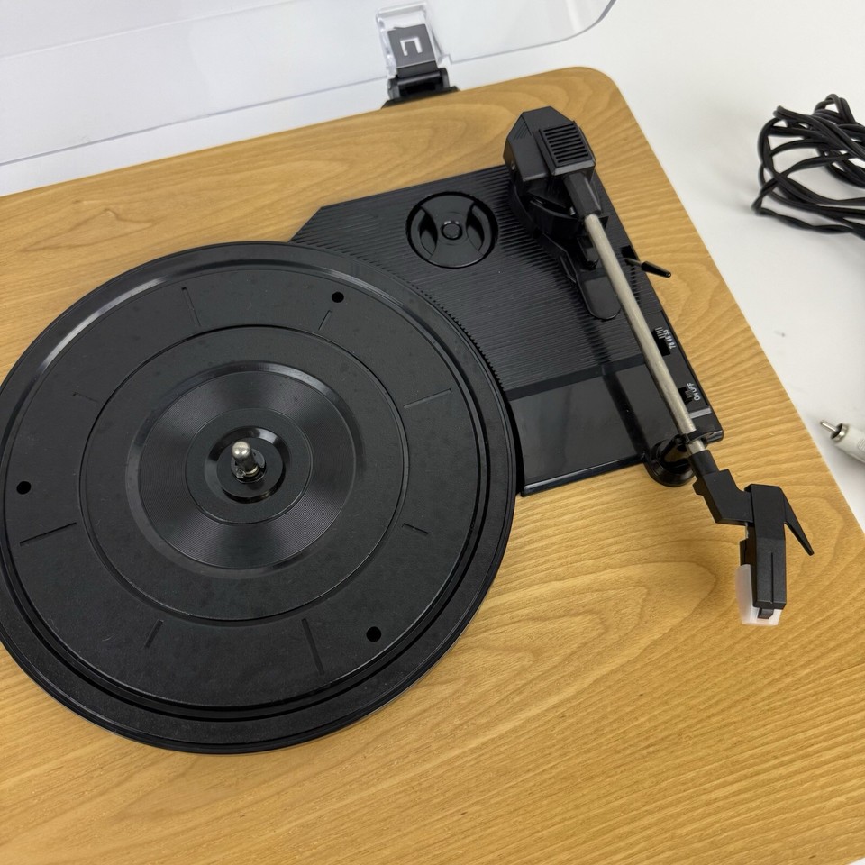 Ion Pure LP Turntable Wood Finish USB Conversion PC MAC w/ Stylus ...