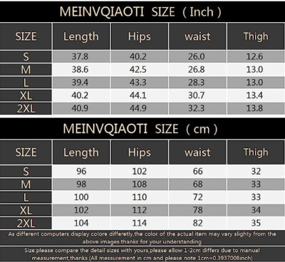 Elastic Waist Cargo Pants MEINVQIAOTI Women's Detachable Cargo Pants ...