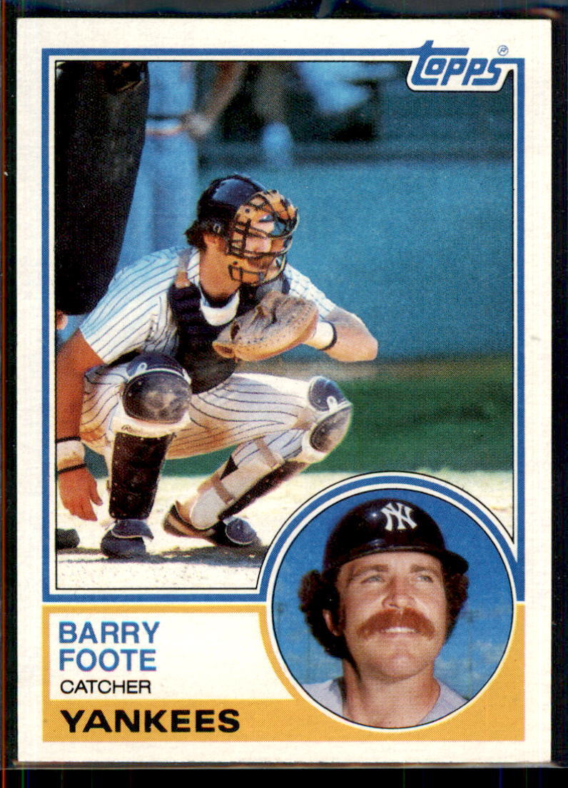 1983 Topps Barry Foote #697 New York Yankees | eBay