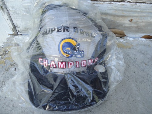 NEW Vintage St. Louis Rams 2000 NFL Super Bowl Champions Adjustable ...