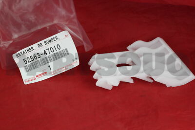 5256347010 Genuine Toyota RETAINER, REAR BUMPER, UPPER LH 52563-47010 ...