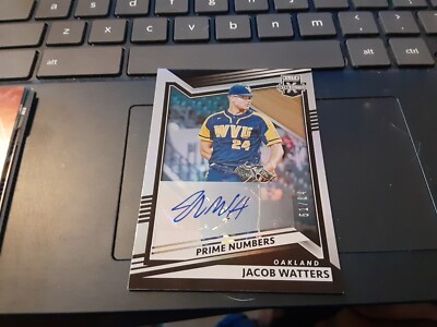 2022 Elite Extra Edition #124 Jacob Watters Auto Prime Numbers (51/64 ...