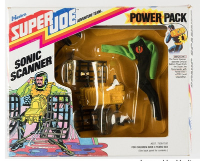SUPER JOE Adventure Team, Power Pack Sonic Scanner Green uniform Hasbro ...