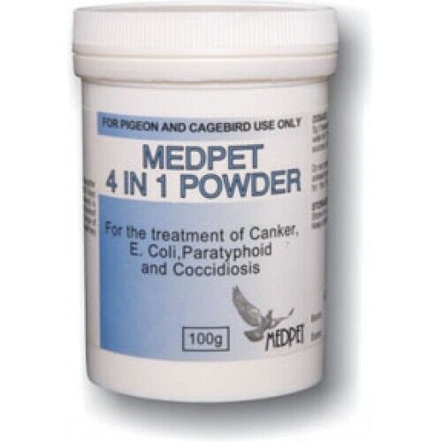 Medpet 4 In 1 Powder, For The Treatment Of Canker, E. Coli & More In ...