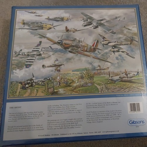 Gibsons: WARPLANES: Summer of 1940 by Geoff Nutkins Jigsaw Puzzle 1000 ...