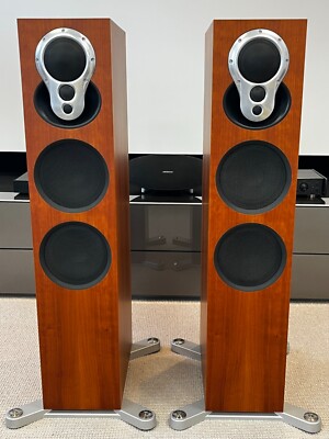 Linn Akurate 242 Passive Floor Standing Hi-Fi Speakers - Cherry - RRP £ ...