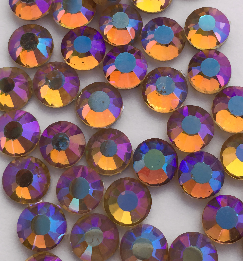 1440 pcs DMC Iron On Hotfix Crystal Rhinestones Colors SS6 SS10 SS16 ...