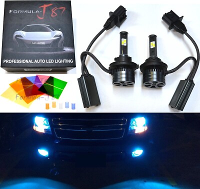 LED Kit F15 140W 9008 H13 8000K Icy Two Bulbs Headlight Plug Play ...