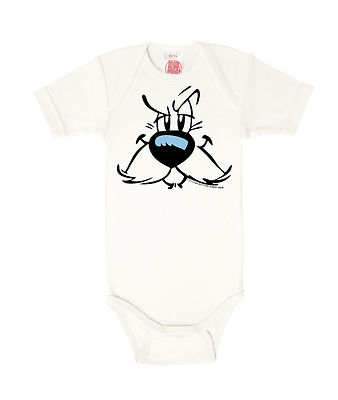 Logoshirt® Asterix & Obelix | Idefix Gesicht | Kurzarm Baby Body ...