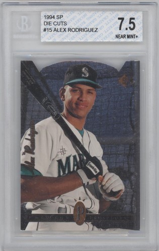 1994 SP Foil ALEX RODRIGUEZ Mariners DIE-CUT RC Rookie Card # 15 Iconic ...