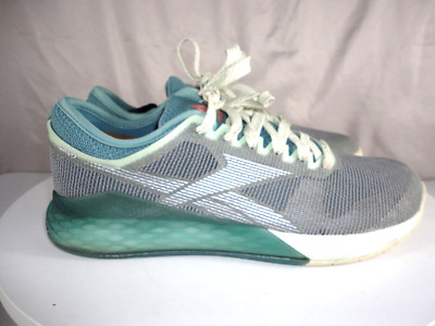 Reebok CrossFit Nano 9 Gray Running Shoes Sneakers FU6831 Women's Size ...