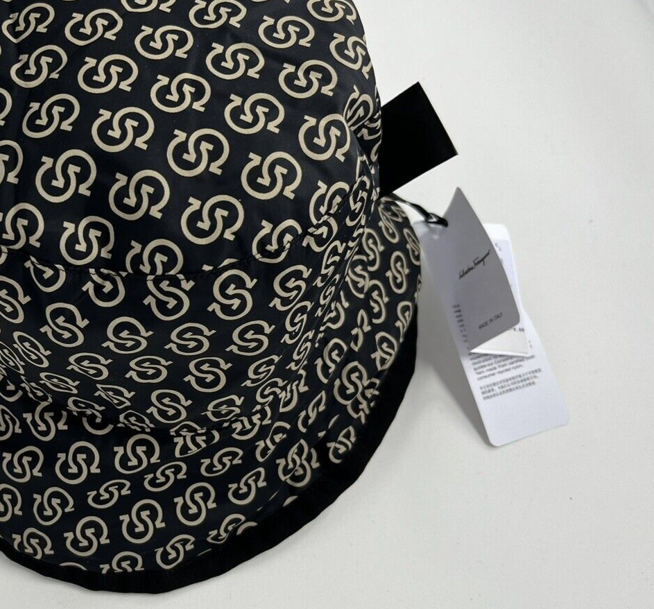 Salvatore Ferragamo Galore Logo Reversible Nylon Bucket Hat - Black ...