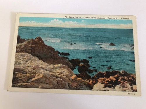 Point Joe on 17 Mile Drive Monterey Peninsula California CA Postcard | eBay