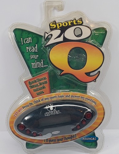 20Q Questions Sports Portable Electronic Handheld Game - Radica 2006 ...