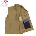 Rothco Concealed Carry Soft Shell Vest - Men's Coyote Brown CCW ...