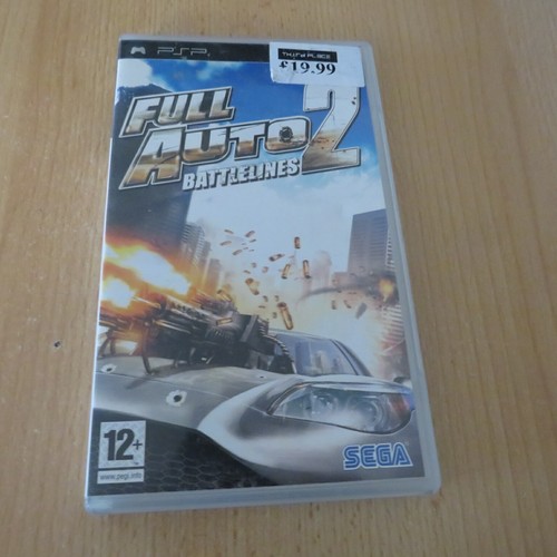 Full Auto 2: Battlelines (PSP) - pal version | eBay