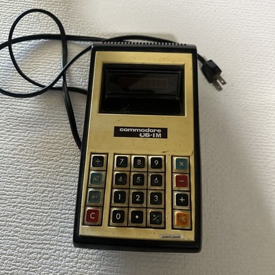 Vintage Commodore US-1M Electronic Desktop Calculator Movie Prop John ...