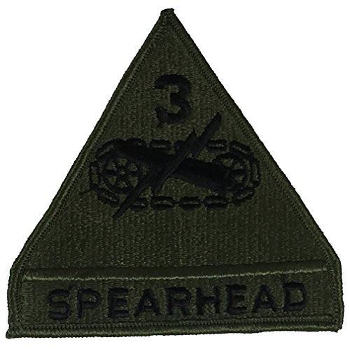 US ARMY 3RD THIRD ARMORED DIVISION AD SPEARHEAD PATCH VETERAN SOLDIER OD GREEN | eBay